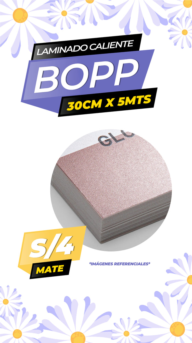 Rollo bopp MATE / 30CMX5M – Izi Crafts